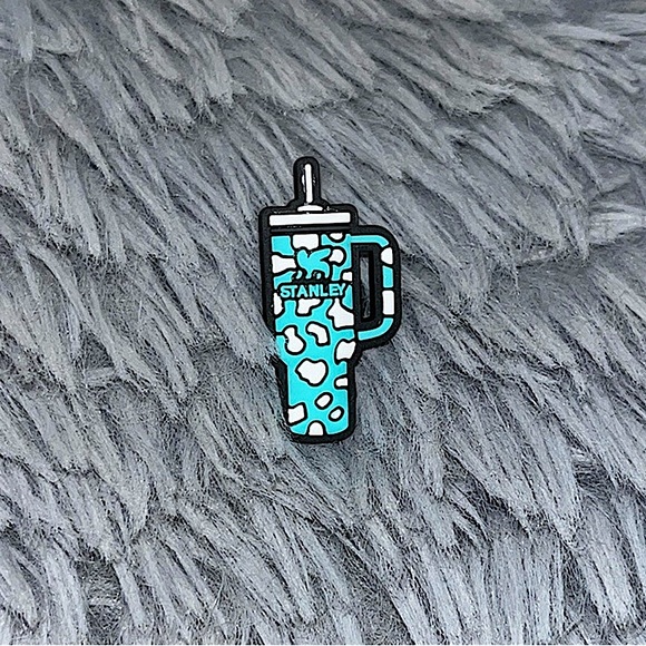 Stanley | Accessories | 3 For 6 Teal Blue Printed Stanley Cup Croc ...